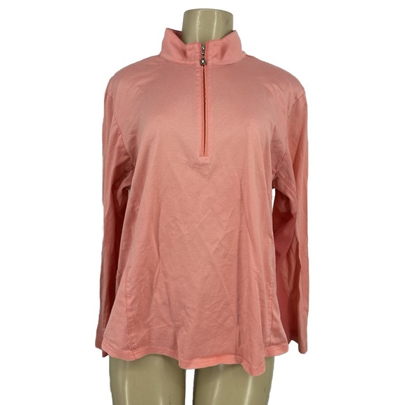 San Soleil | Tops | San Soleil Women Xl 4 Zip Neck Long Sleeve Upf 5 ...